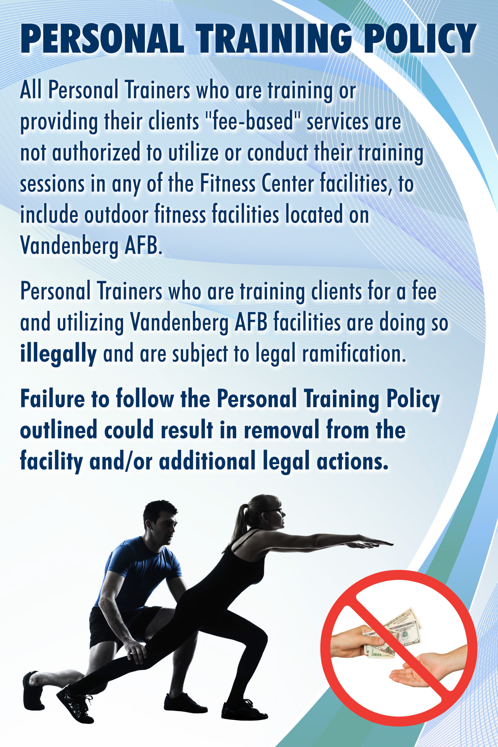 Personal Training Policy Poster - JESSICA MARIE